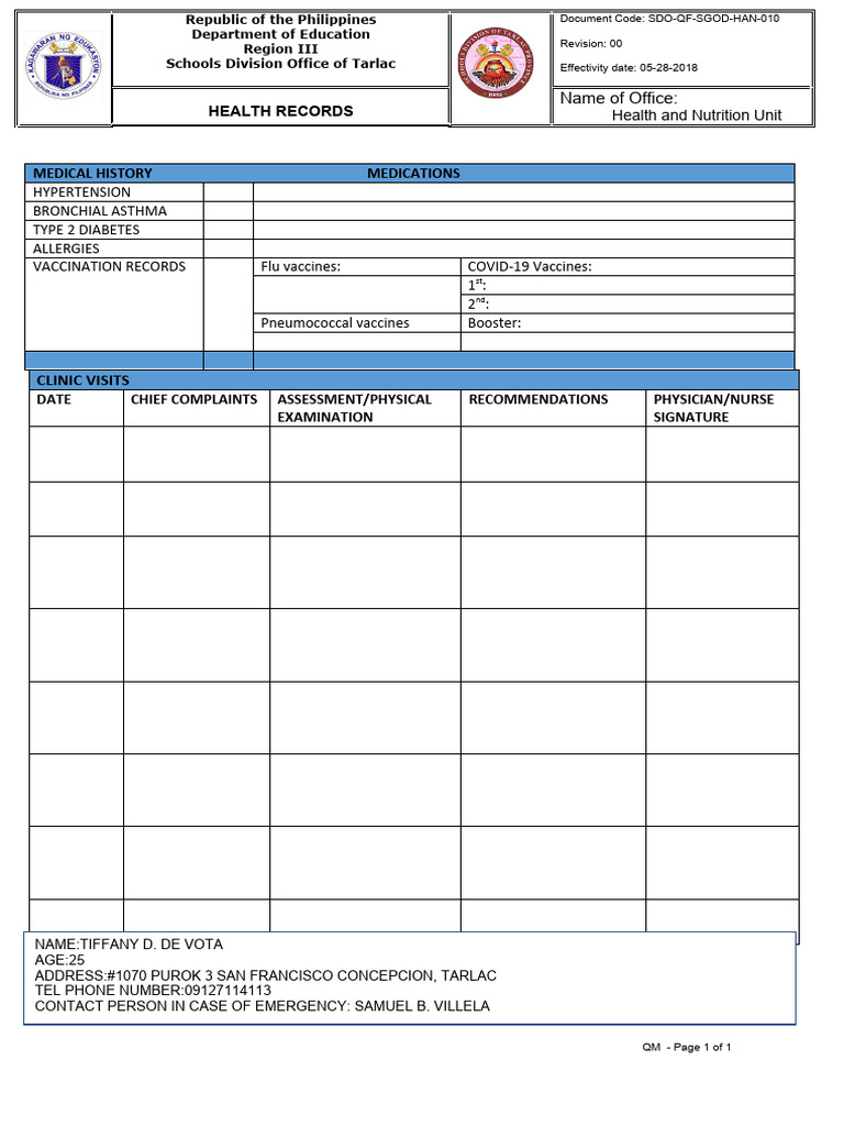 Health Cards Iso | PDF
