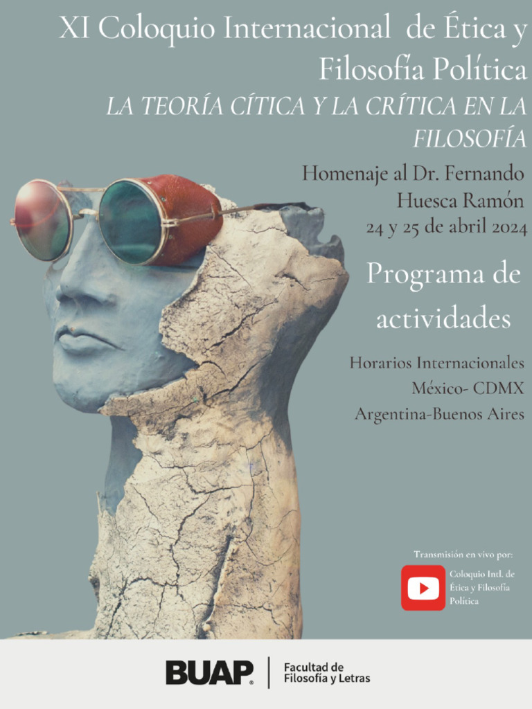 Xi Coloquio de Ética y Filosofía Política | PDF