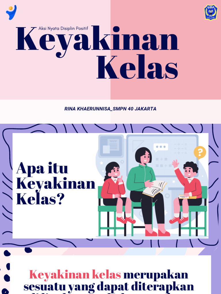 Penerapan Keyakinan Kelas di SMP | PDF