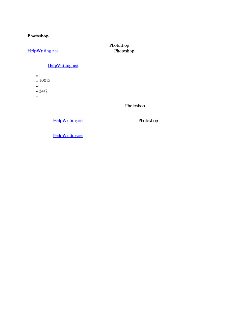 Photoshop Assignment | Download Free PDF | Adobe Photoshop | Image Editing