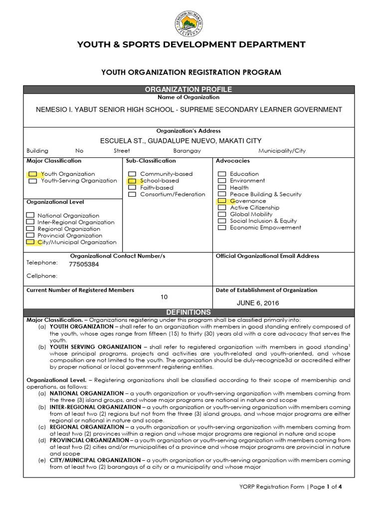 MKT YORP Form-NIYSHS-SSLG | Download Free PDF | Privacy | Right To Privacy
