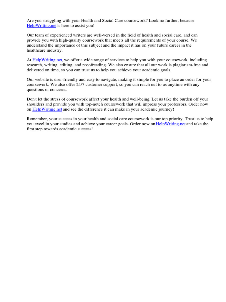 Health and Social Care Coursework | PDF | Osteoporosis | Diabetes