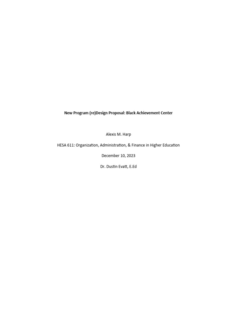 Project Re Design Hesa 611 Aharp 1 | PDF | Strategic Planning | Empowerment