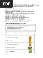 Goldilocks and the Three Bears Quiz | PDF | Goldilocks And The Three Bears