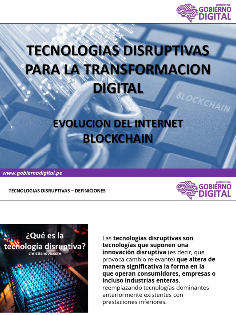 Tecnologías Disruptivas (26.04.2023) | PDF | Computación en la nube | Innovación disruptiva