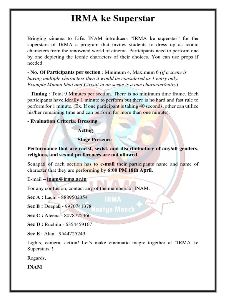 SOP - Section War - INAM | PDF