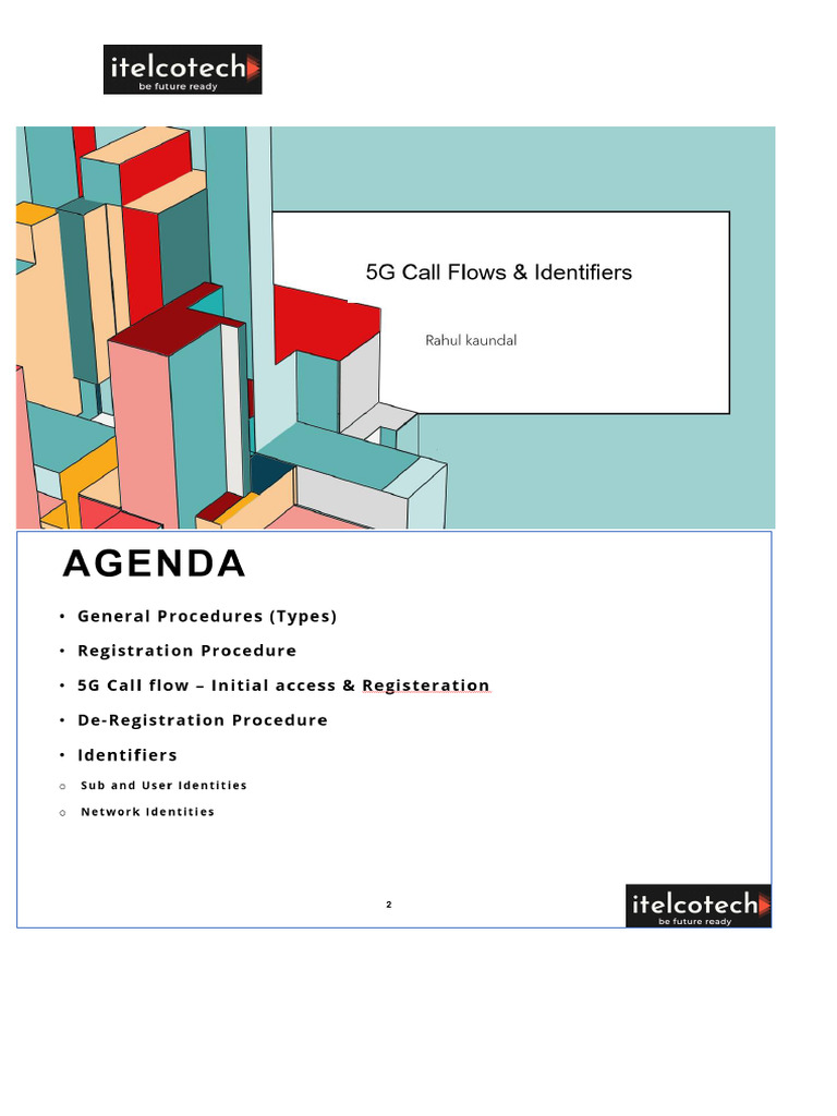 8.+5G+Call+Flows+&+Identifiers | PDF