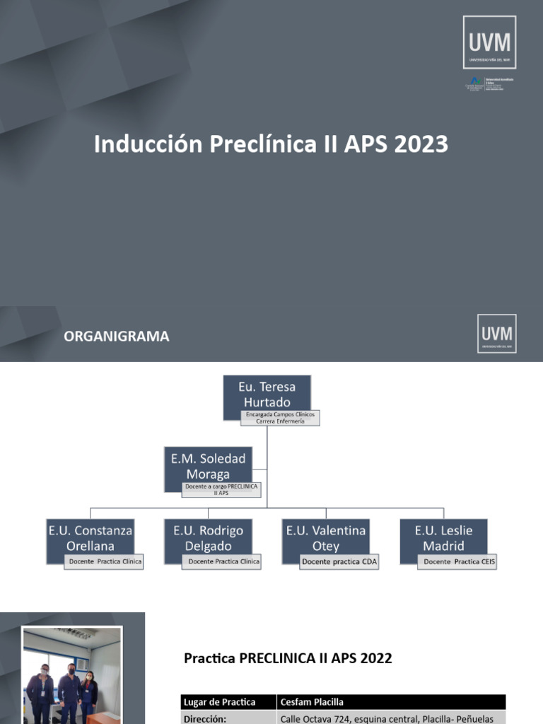 Induccion Preclinica II APS 2023 | PDF | Medicina CLINICA | Programas sociales