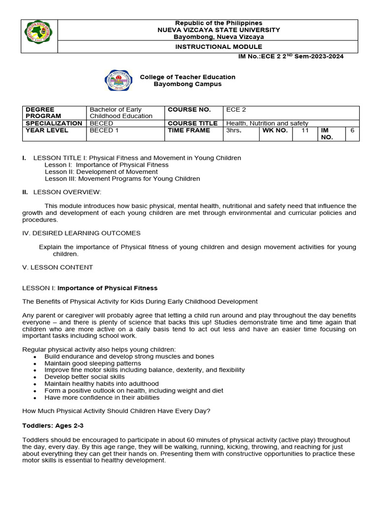 ECE 2 Module 6 | PDF | Brain | Learning