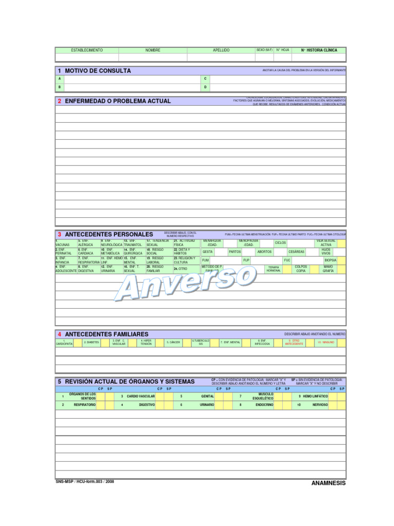 MSP 003 Hospitalización | PDF | Causas de la muerte | Especialidades ...