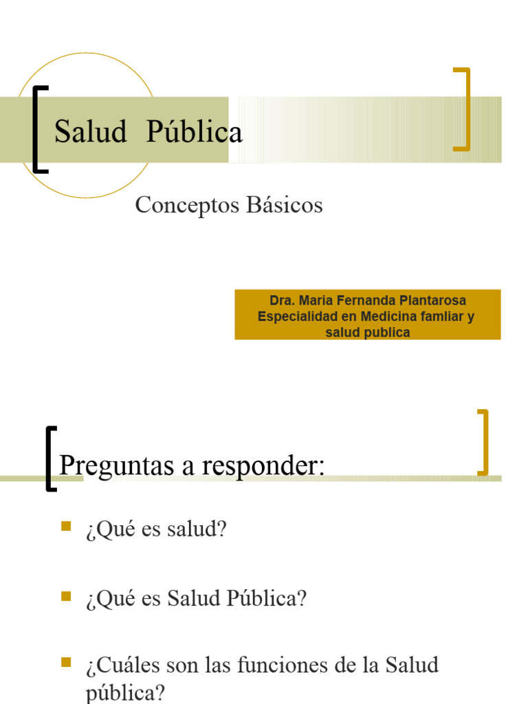 Conceptos de Salud y Enfermedad Tema1 | PDF | Salud pública