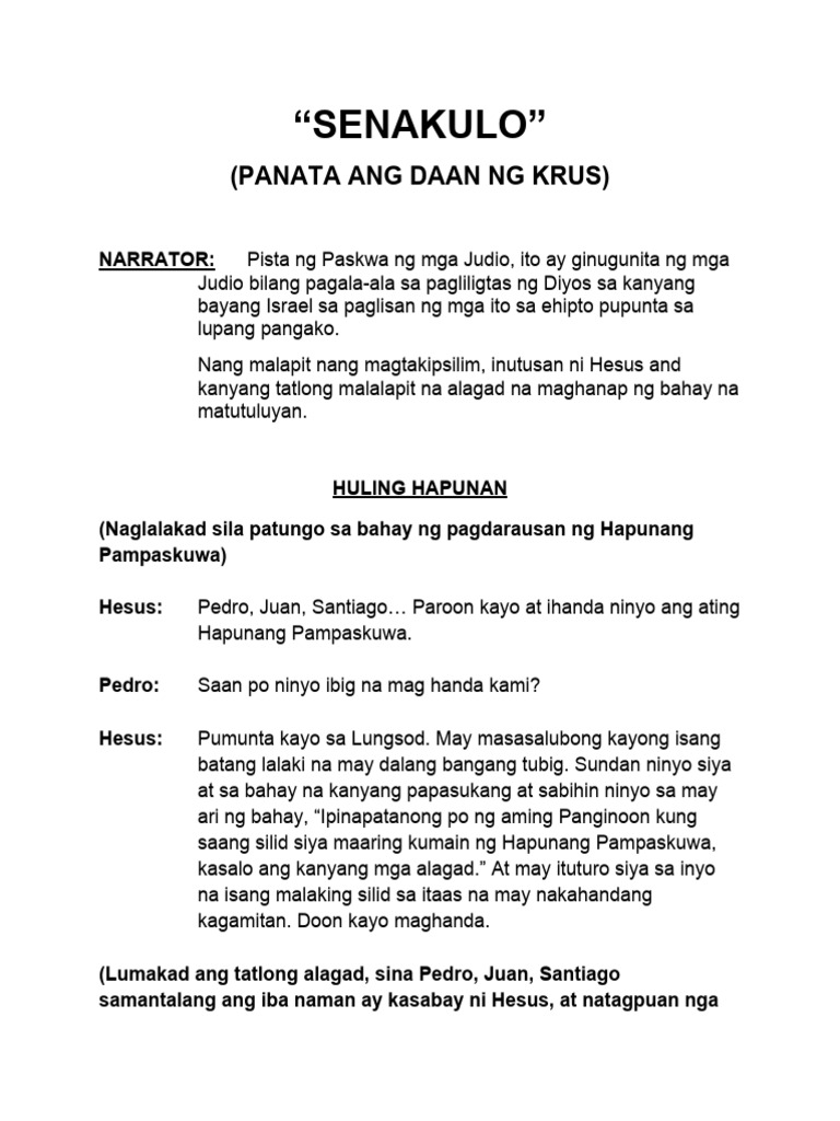SENAKULO | PDF