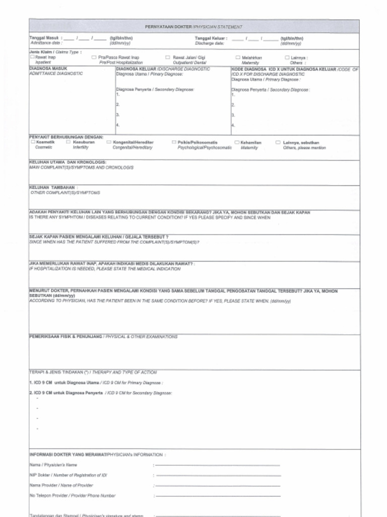 Form Klaim Allianz | PDF