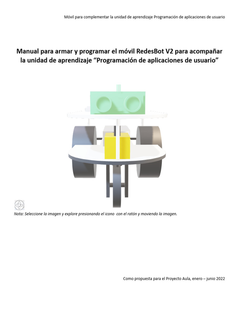 Manual RedesBot V2: Programación y Montaje | PDF | Arduino | Entorno de desarrollo integrado