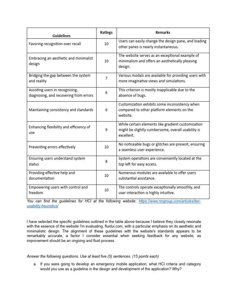 02LAB | Download Free PDF | Usability | Human–Computer Interaction
