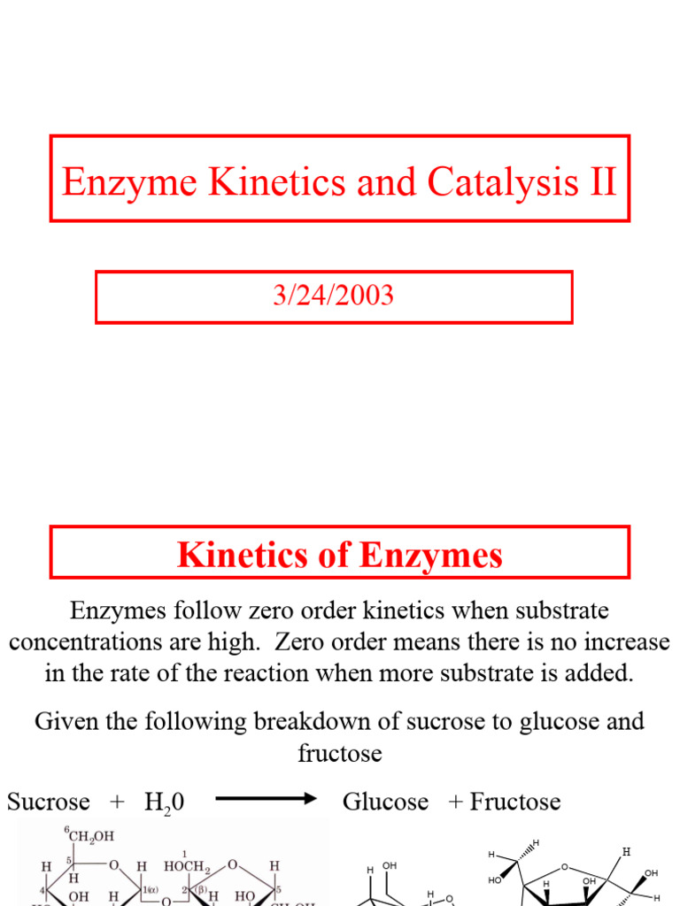 Lecture - 17-Enzyme Kinetics and Catalysis II | PDF | Enzyme Inhibitor ...