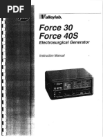 3000315-01 rev D IFU, Ethicon Megadyne ESU | PDF