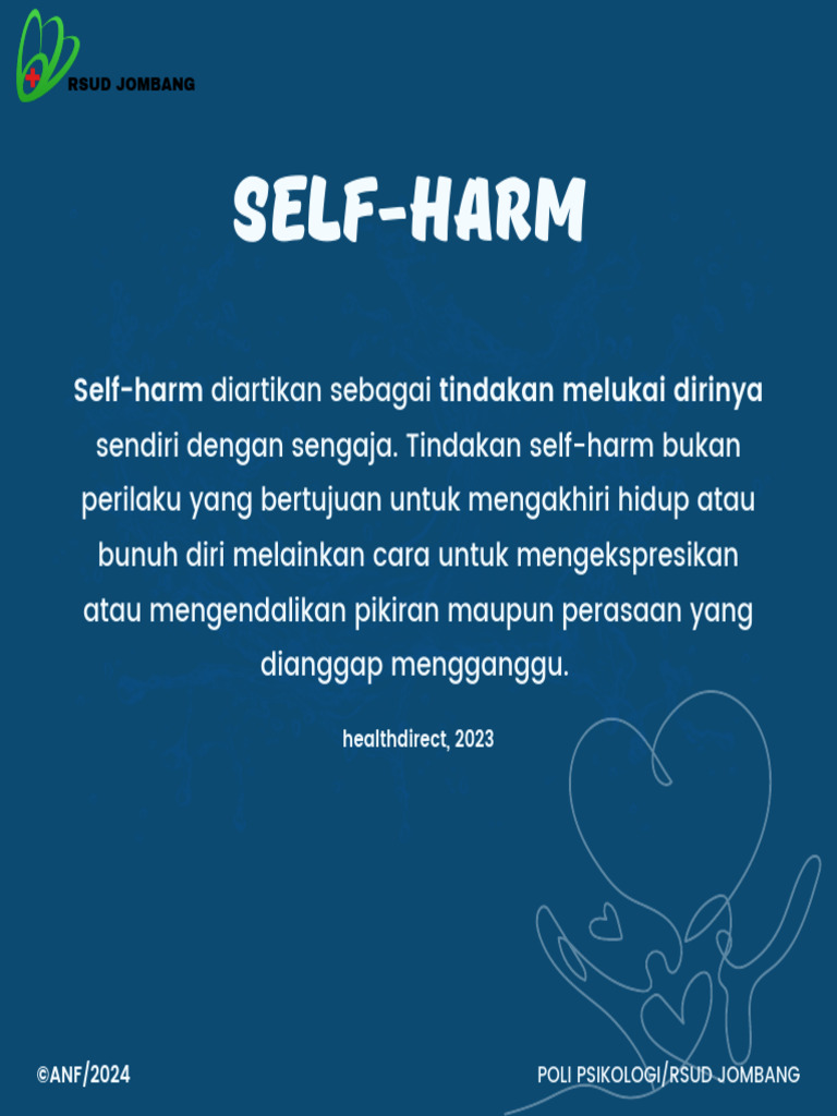 Infografis - Self Harm | PDF