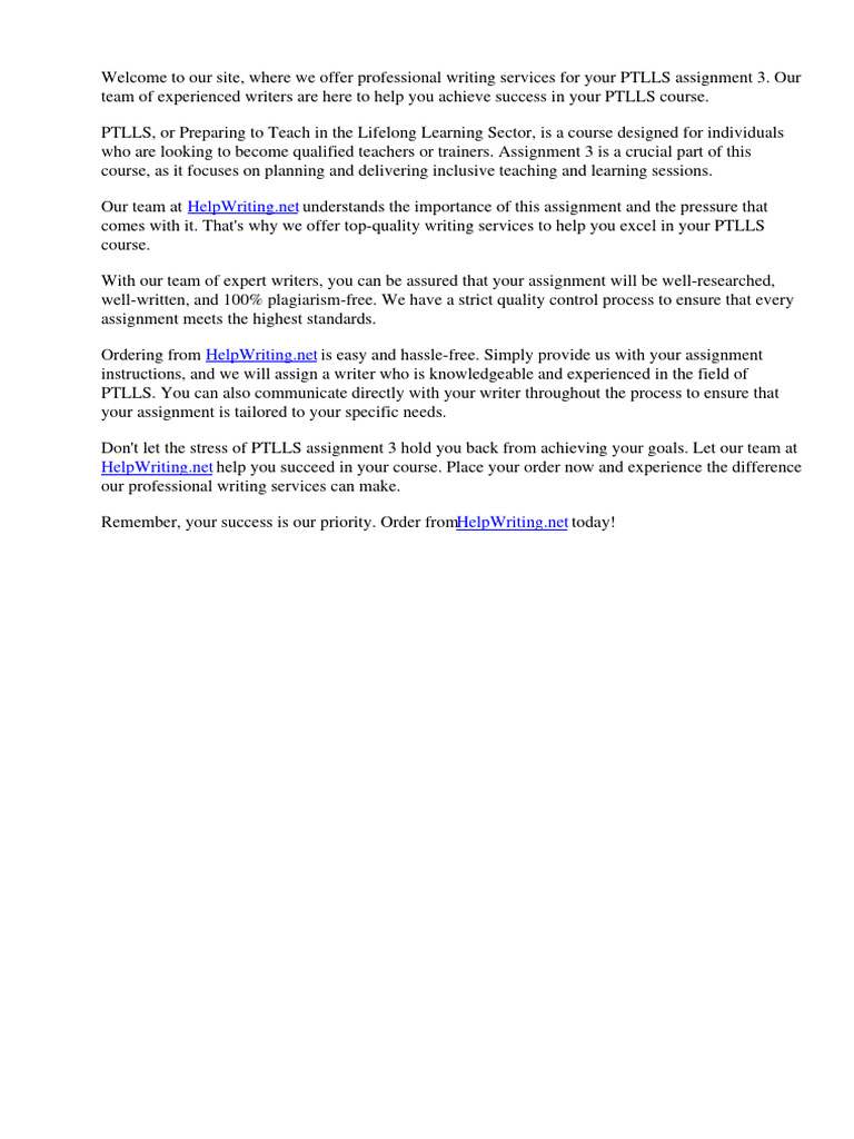 Ptlls Assignment 3 | PDF | Learning | Teachers