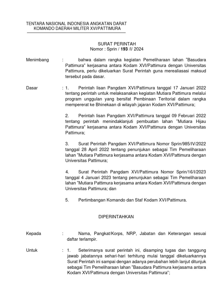 Basudara Pattimura Unpatti | PDF