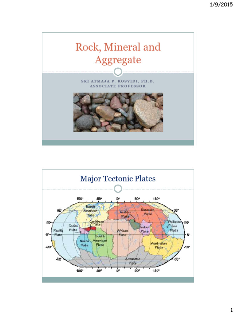 Sri Atmaja Weeks 6 Aggregates | PDF | Rock (Geology) | Sedimentary Rock