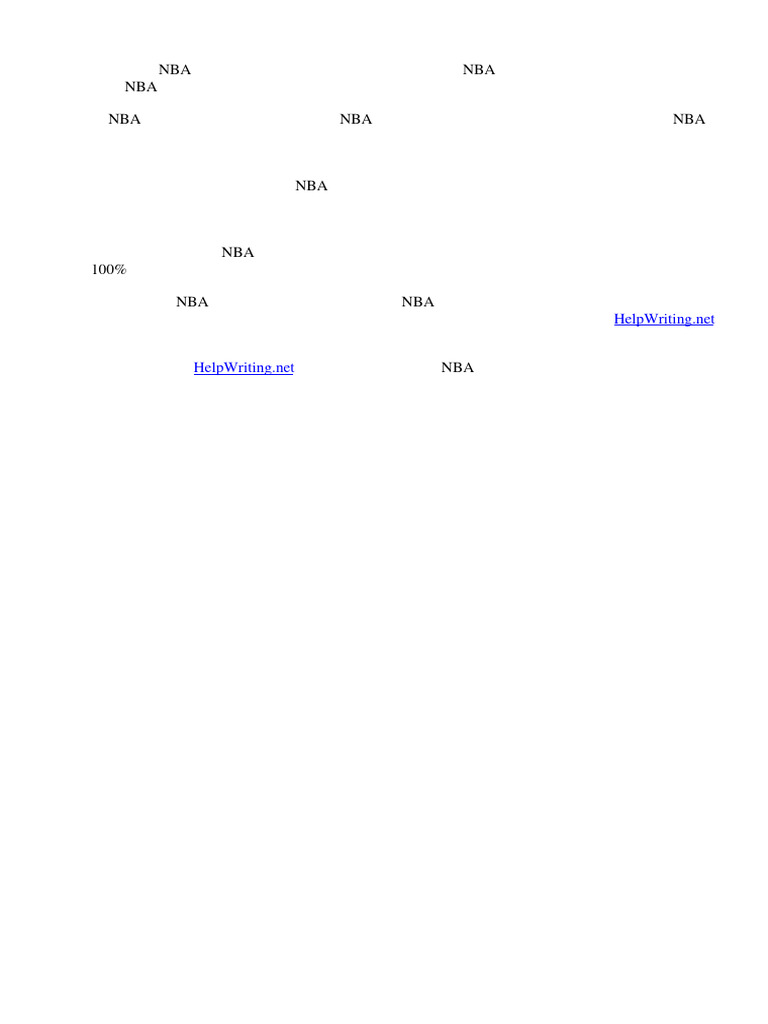 nba作业 | PDF