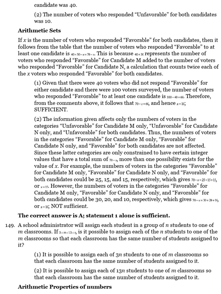 Arithmetic Sets | PDF | Numbers | Arithmetic