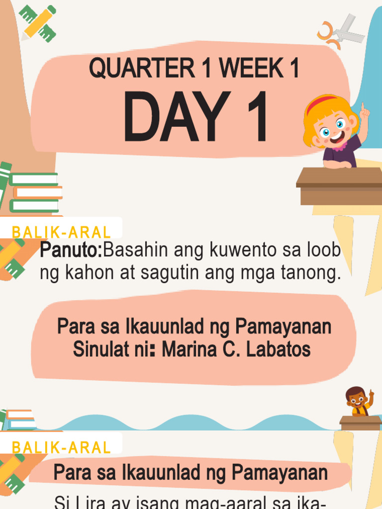 G5Q1 Week 1 Esp | PDF