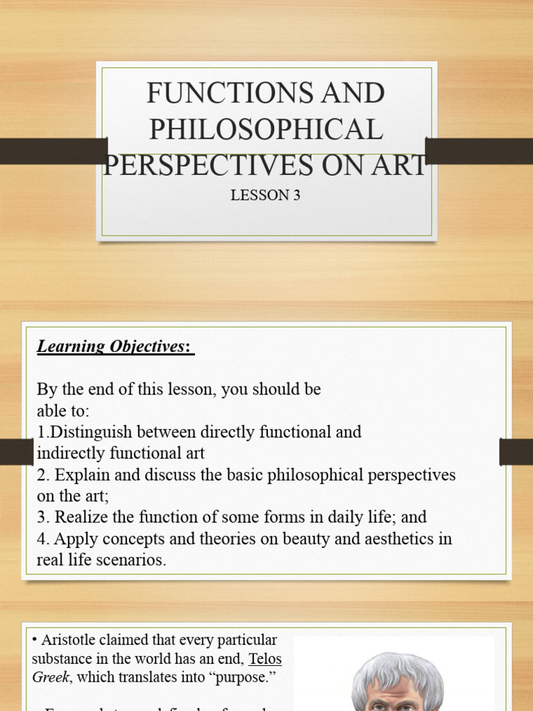 Functions of Art | PDF | Aristotle | Beauty