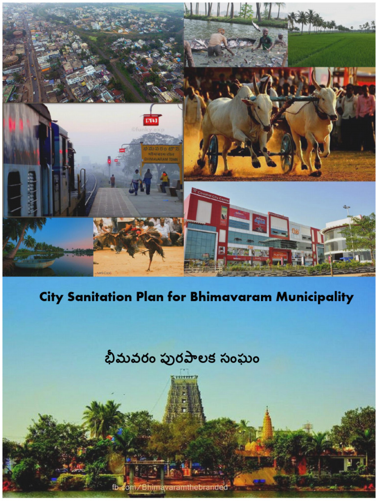 Bhimavaram City Sanitation Plan | PDF | Sanitation | Rain