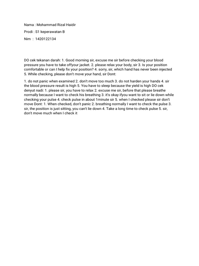 Mohammad Rizal Haidir | PDF