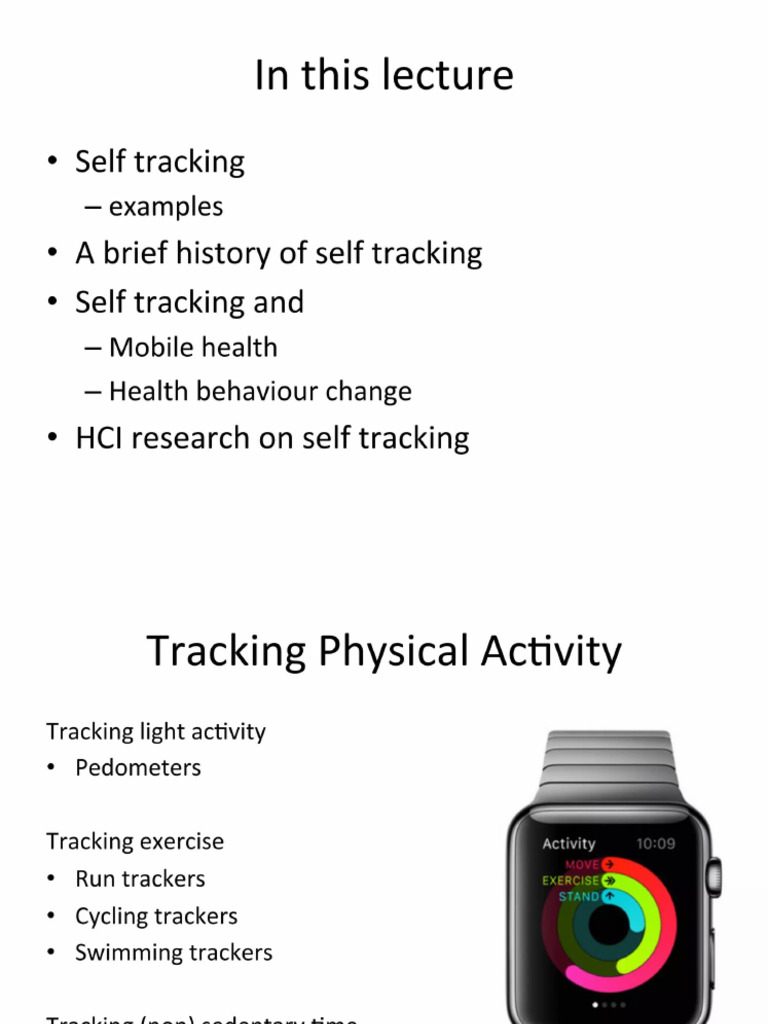 Self Tracking and Digital Health | PDF
