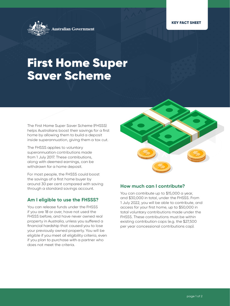 First Home Super Saver Scheme Guide | PDF | Money | Payments
