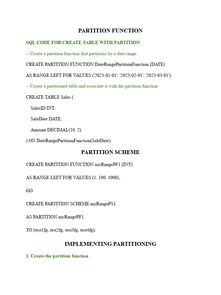 C3 - Code Table Partition - 04 - 10 - 2023 | PDF | Data Management | Computer Programming