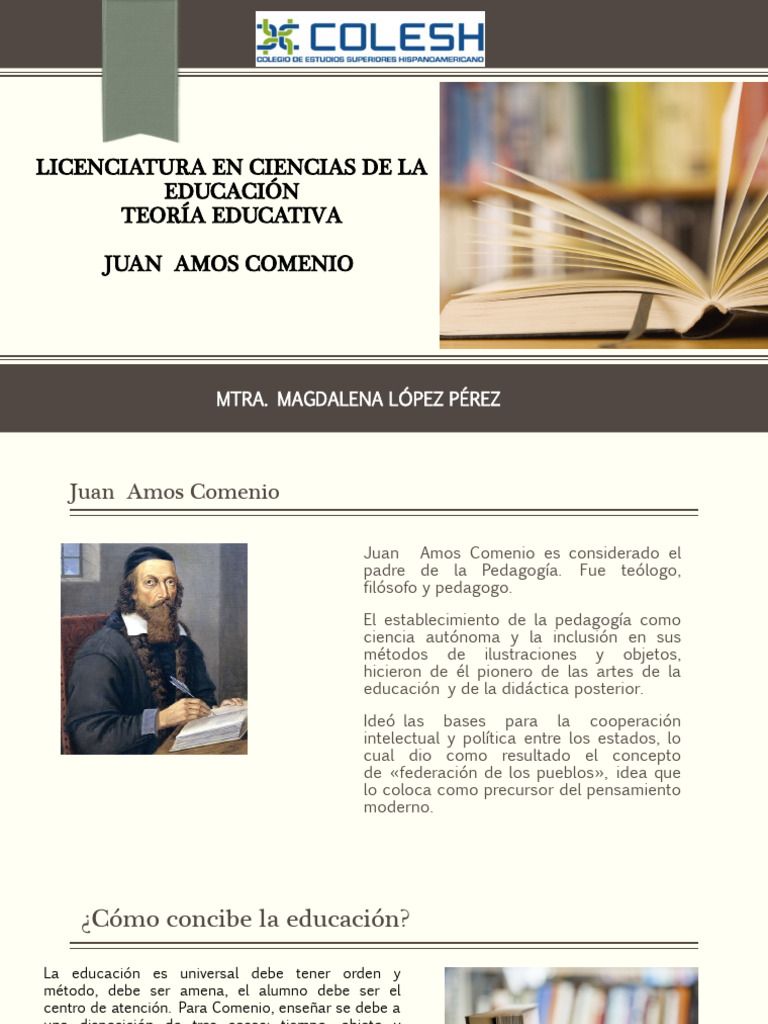Jan Amos Comenius | PDF | Cognición