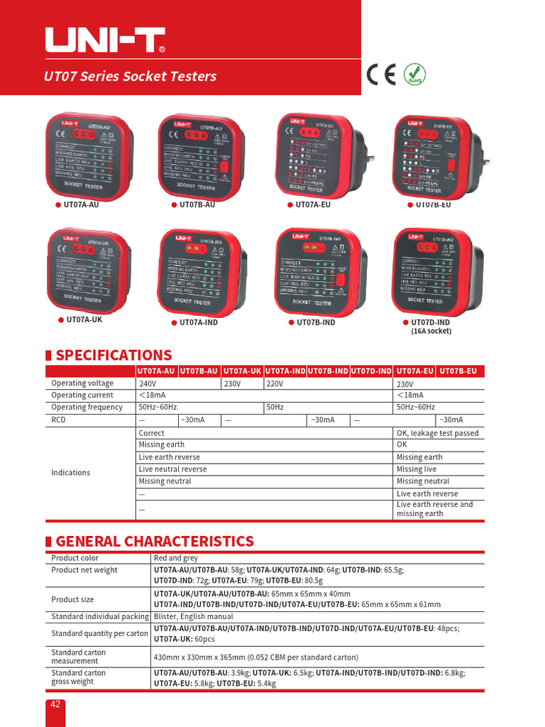 UT07 Series Flyer | Download Free PDF | Mains Electricity | Electric Power