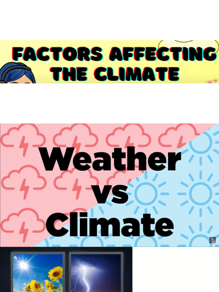Factors Affecting Climate | PDF