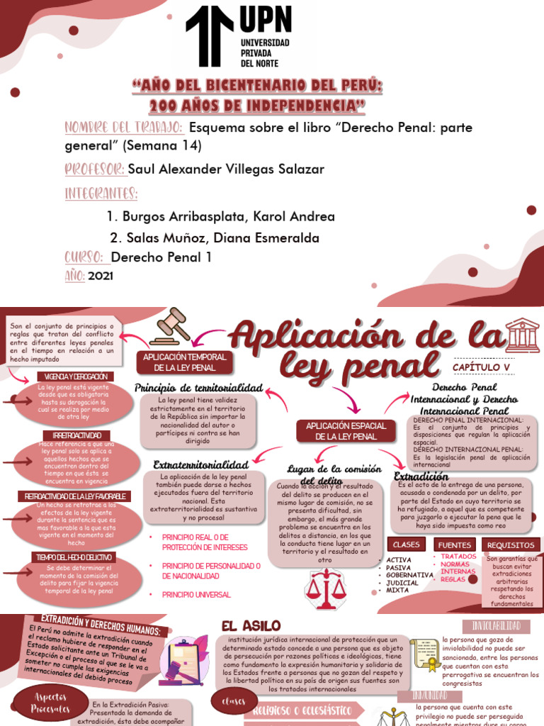 Derecho Penal Parte General Esquema de La Semana 14 | Descargar gratis PDF | Derecho penal | Ley ...