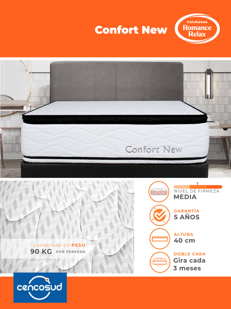 Ficha Comercial Confort New | PDF