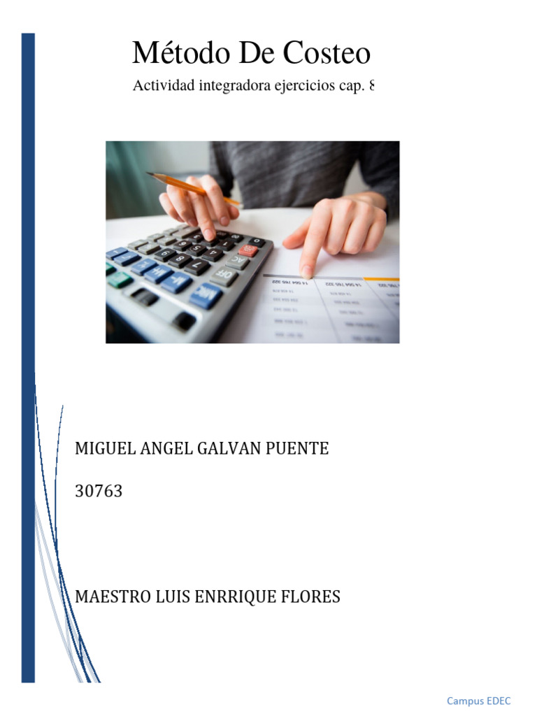 Metodo de Costeo | PDF