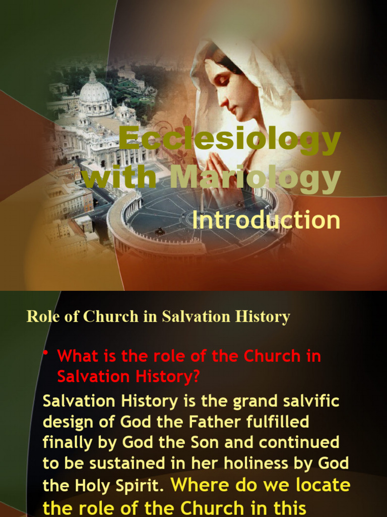 1) Intro Role of C Hurch in Salv Hist June 2018 | PDF | Salvation | Sacred Mysteries