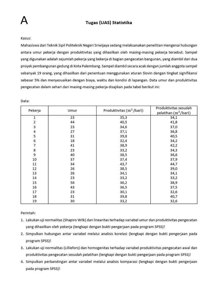 Soal Tugas Uas | PDF