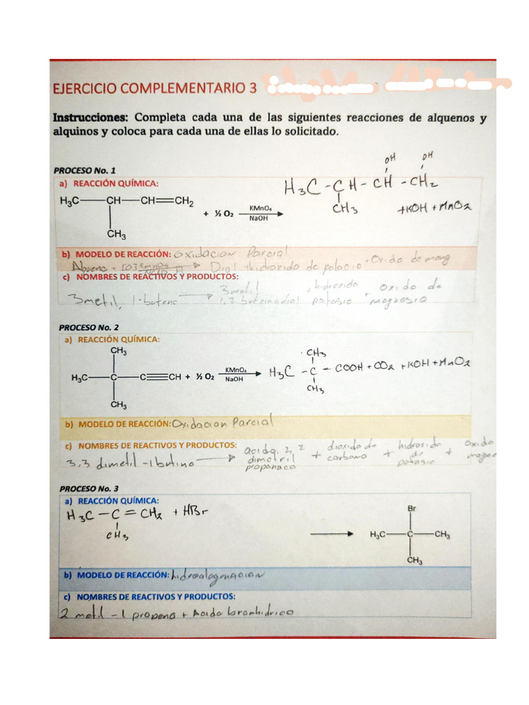 Reacciones Alquenos y Alquinos2 | PDF