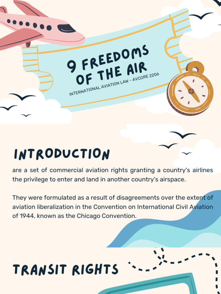 9 Freedoms of The Air | PDF | Aerospace | Civil Aviation