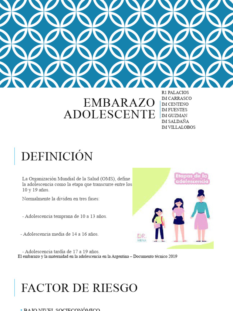 Embarazo Adolescente | Descargar gratis PDF | El embarazo | Adolescencia