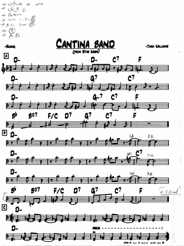 Cantina Band Pdf