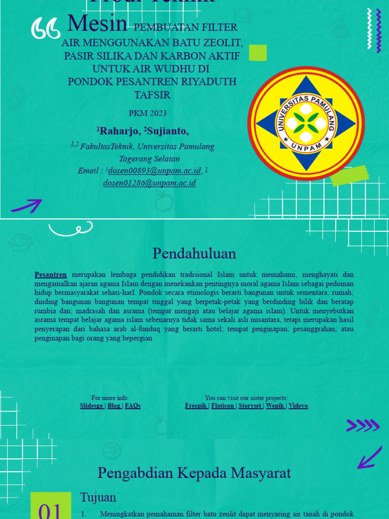 Pembuatan Filter Air | PDF