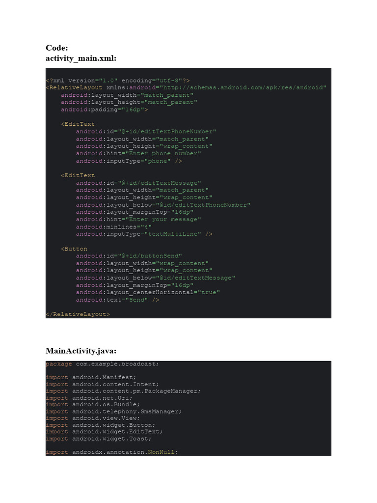 Mad Sms | PDF | Android (Operating System) | Software Development