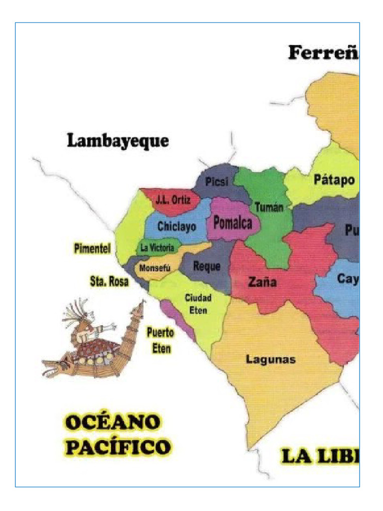 Mapa de Chiclayo A Color | PDF