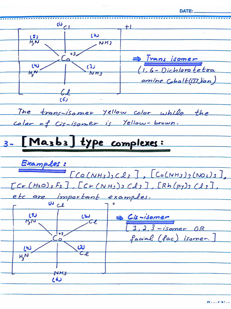 (Ma3b3) Type Complexes | PDF